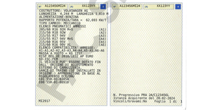 Guida pratica e completa alla lettura del libretto auto